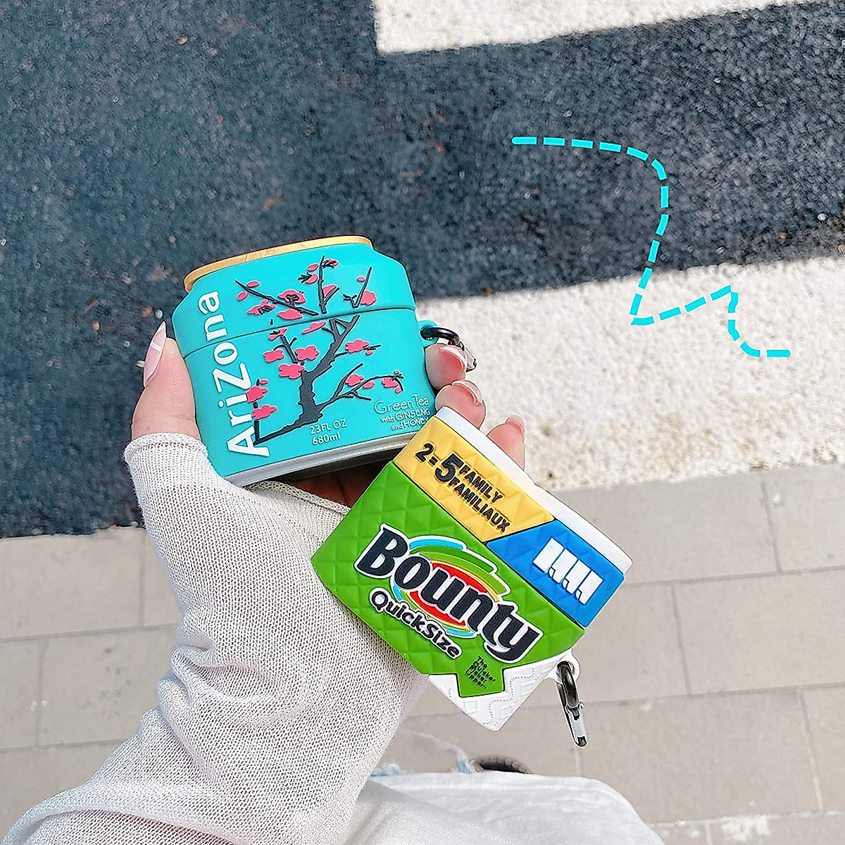 Compatible with Beats Studio Buds Case Cute,3D Cartoon Cute Design Silicone for Beats Studio Buds Case for Kids/Girls/Teens Boys (Bounty Tissue)