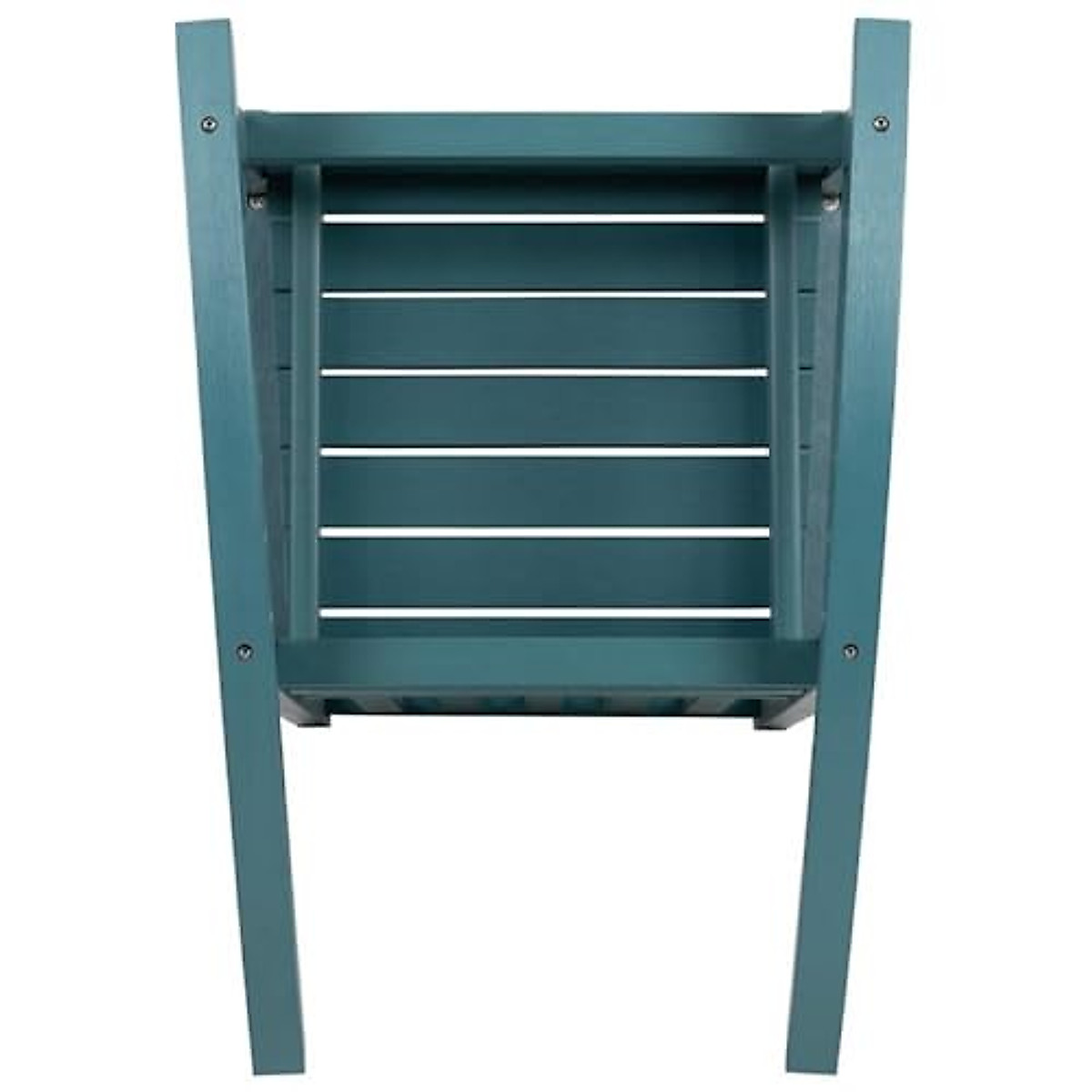 Flash Furniture Winston All-Weather Poly Resin Rocking Chair in Teal