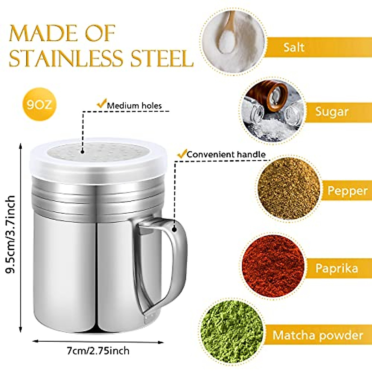 202 Pcs Popcorn Machine Supplies Set, Kernel Sifting Speed Scoop, Stainless Steel Seasoning Dredge with Handle, 200 Pcs Popcorn Bags Bundle for Home Kitchen Theater Movie Tools Supplies (1Oz & 2Oz)