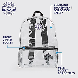 Yacht & Smith 24 Pack 17 Inch Wholesale Backpacks 12 Assorted Colors - Bulk Case of Bookbags Water Resistant Knapsacks