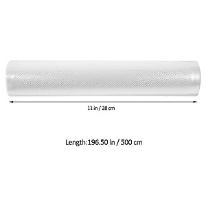 Vacuum Sealer 1 Roll Vacuum Sealer Bags Storage Vacuum Sealed Bags Food Vac Bags for Meal Prep Sous Vide Food Storage Dehydrated Freeze Dried Foods Vacuum Sealer Machine