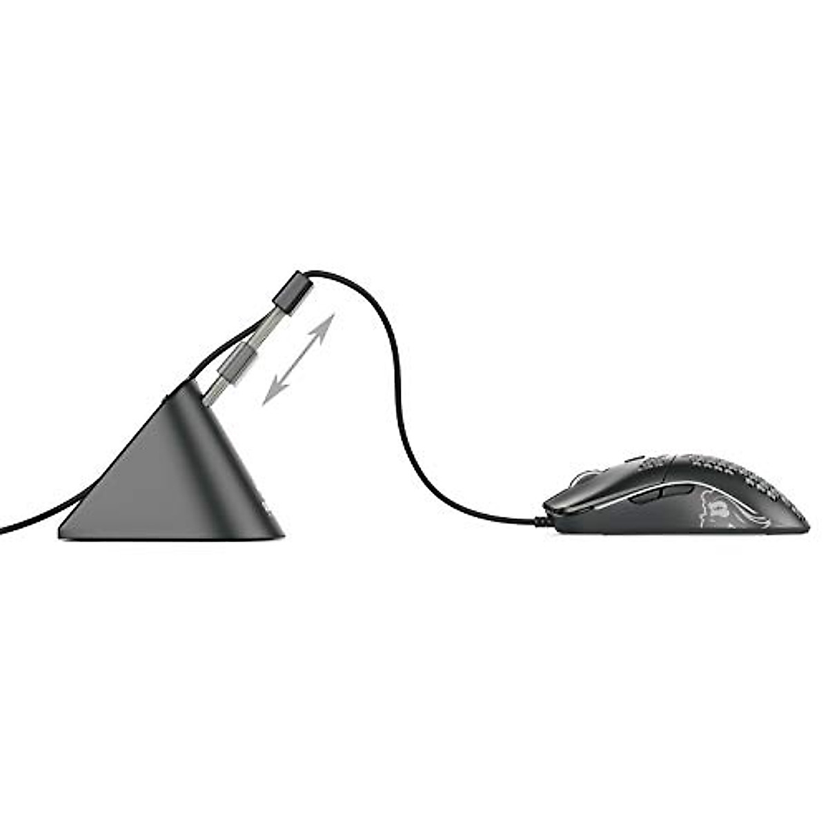 Glorious Gaming Mouse Bungee - Flexible Mouse Cable Management - Gaming Mouse Accessory (White)