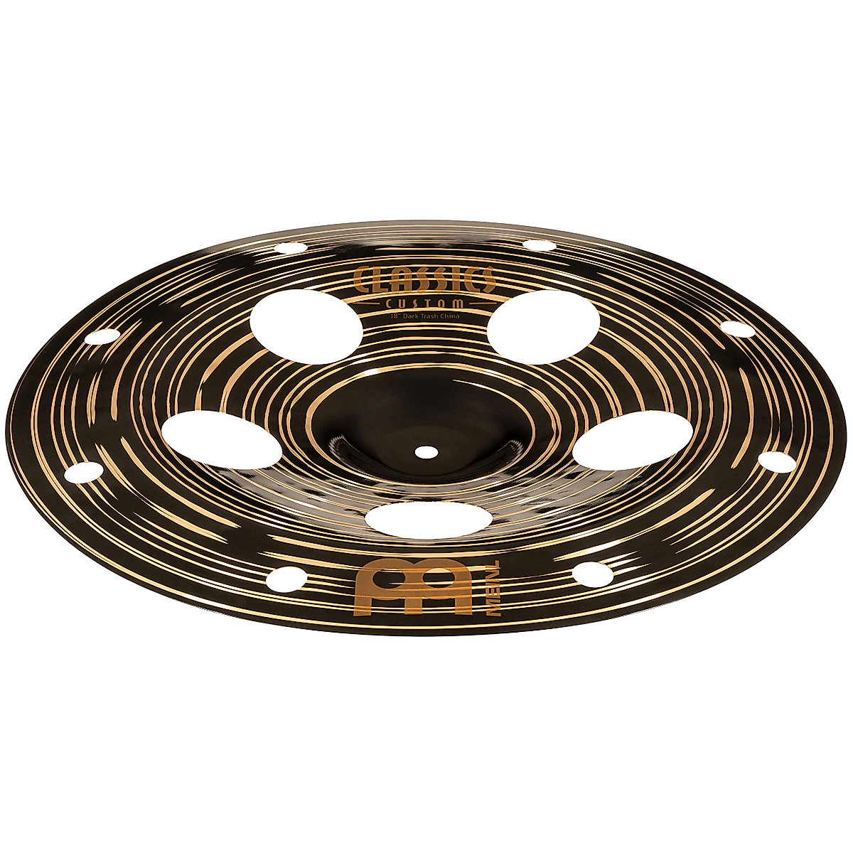 Meinl Cymbals Classics Custom Dark 18" Trash China Cymbal for Drum Set — Made in Germany — B12 Bronze, 2-Year Warranty (CC18DATRCH)