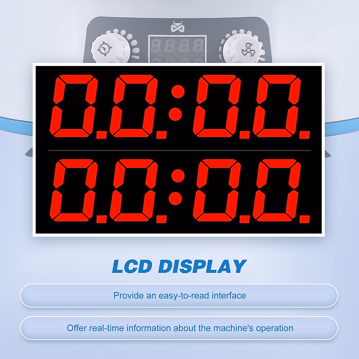Mxmoonant Centrifuge Machine, 15mlX6 Lab Benchtop PRP Centrifuges, 4000RPM Electric Desktop Centrifuge with LCD Digital Display, Time & Speed Control 110V White