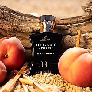 H HABIBI Desert Oud Arabian Fragrance for Men - Floral, Woody, Patchouli Cologne for Men - Warm, Sweet & Spicy Niche Eau de Parfum Men - Blended with Rare Exotic Notes Made In USA