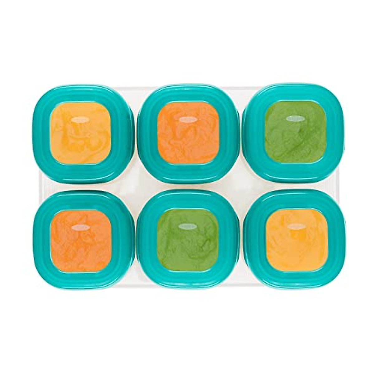 OXO Tot Baby Blocks Freezer Storage Containers 2 Oz - Teal