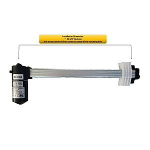 Mulin Electric Power Recliner Motor Replacement with Cord Model ML18-055 Linear Actuator for Sofa Lift Chair Couch Massage Seat Bed, Black