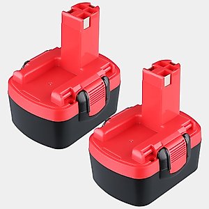 VANON 2Pack 14.4V 3.6Ah BAT140 Ni-MH for Bosch 14.4V Battery BAT038 BAT040 BAT041 BAT159 Compatible with Bosch 14.4V Cordless Power Tools