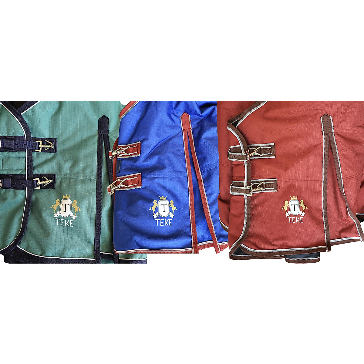 T TEKE Deluxe Turnout Horse Sheets, 1200D Waterproof and Breathable Horse Care Sheets with no Filling (51"-87" Including Miniature/foal Size)