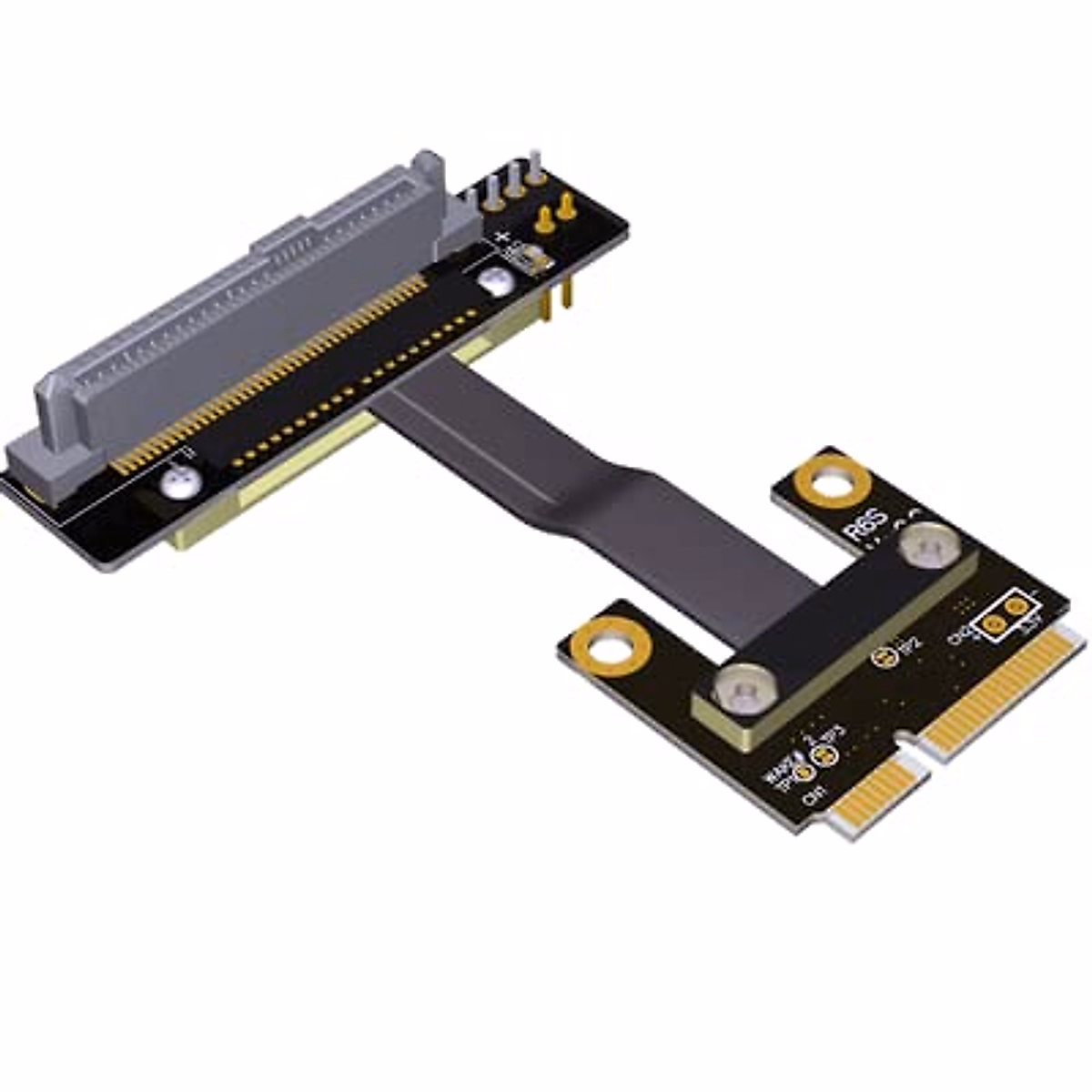 QJJ mPCIe (Mini PCI-E) to U.2 SFF8639 Extension Cable (50cm, R67SL)