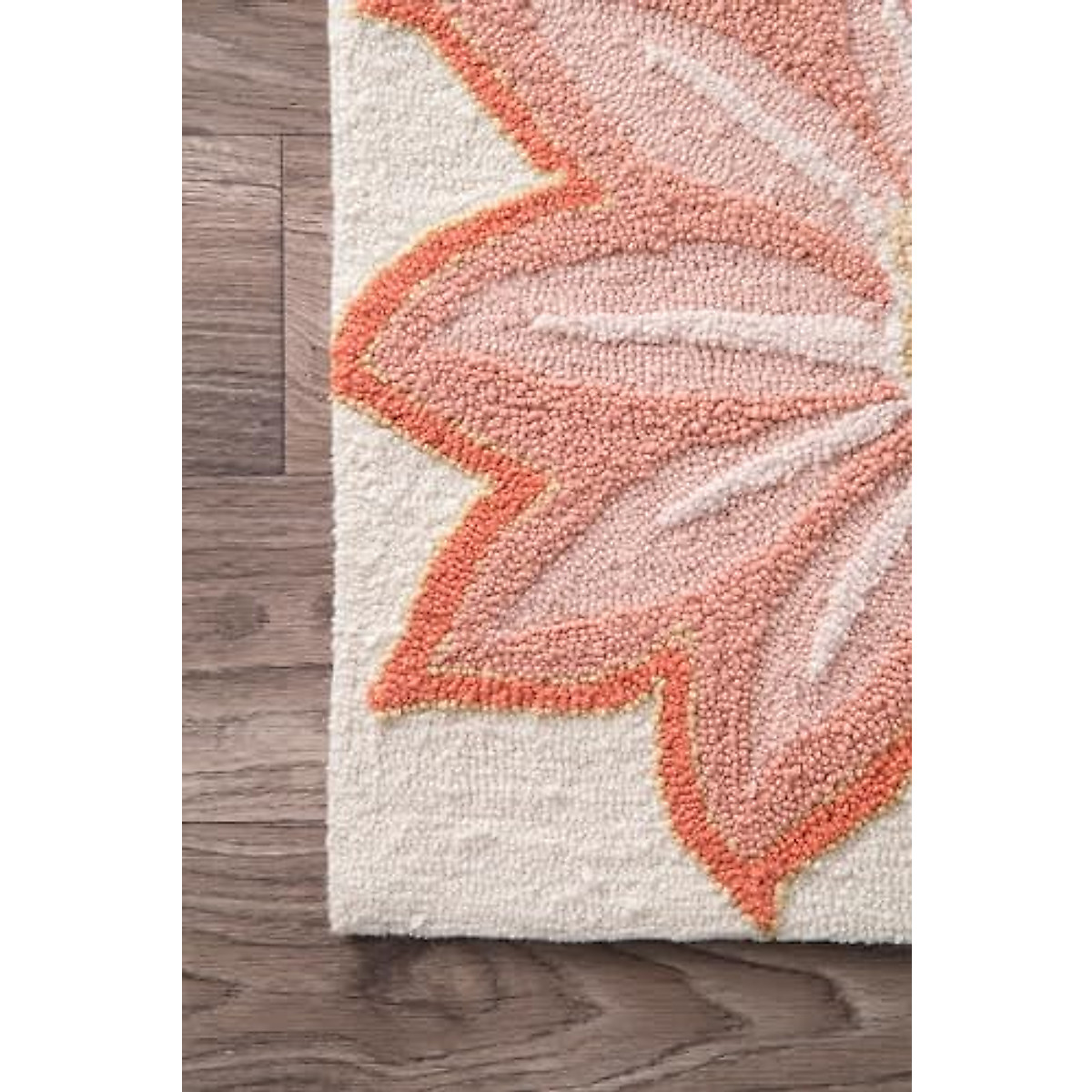 nuLOOM Hand Tufted Palm Springs Area Rug, 6' x 9', Pink