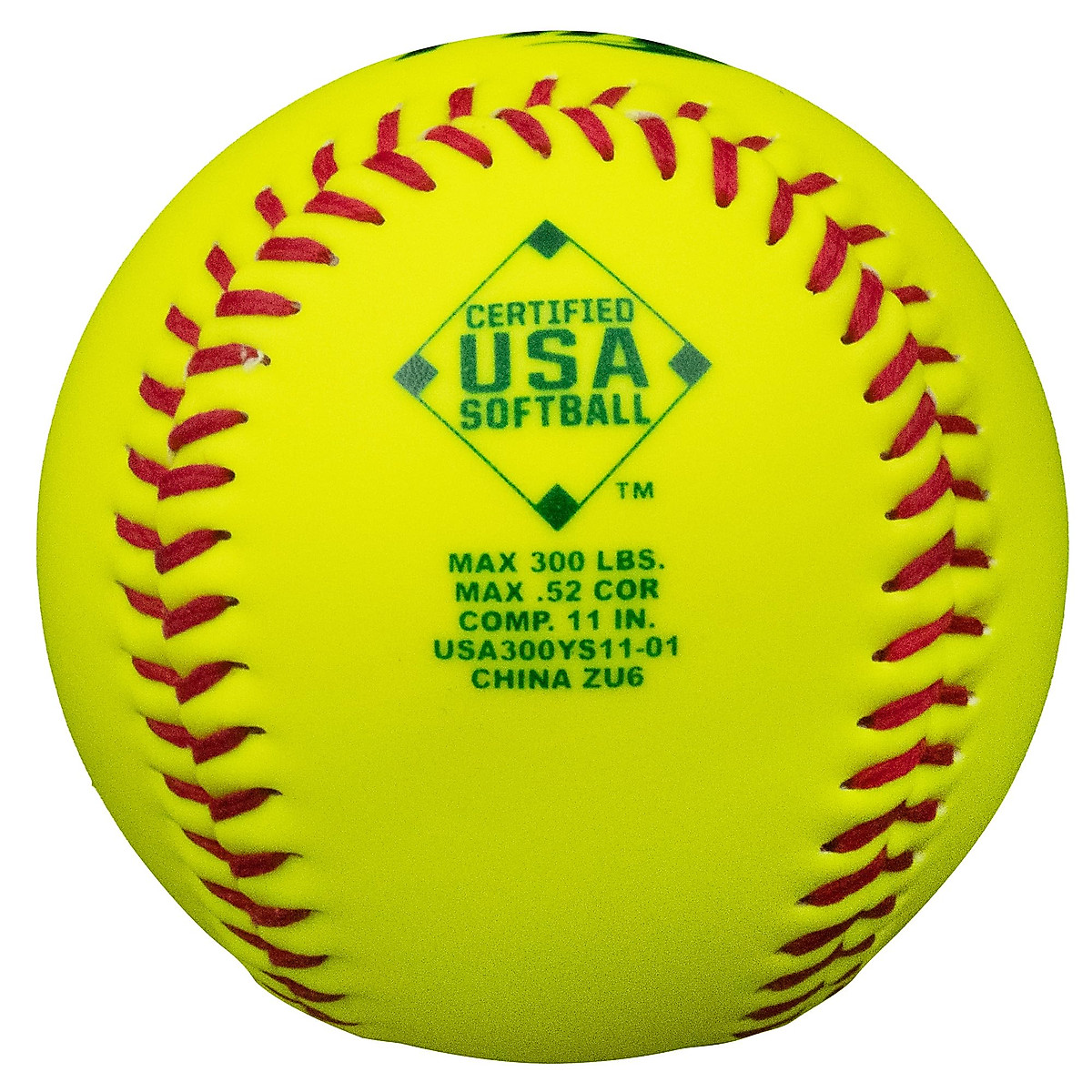Baden USA (ASA) Fire Synthetic Cover Slowpitch Softball 11" (One Dozen)
