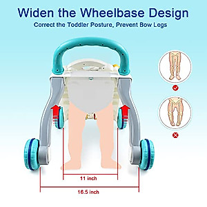 Dahuniu Baby Sit to Stand Toy Learn Walker Activity Center for Kids Lights and Sounds, Fun Musical Table, Gift for 9, 12, 18 Months, 1, 2 Year Old.
