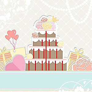 Jyongmer 24Pcs Plastic White Cake Dowel Rods 9.5" and 12" Length Cake Sticks Cake Dowel Straws for Tiered Cake Construction and Stacking