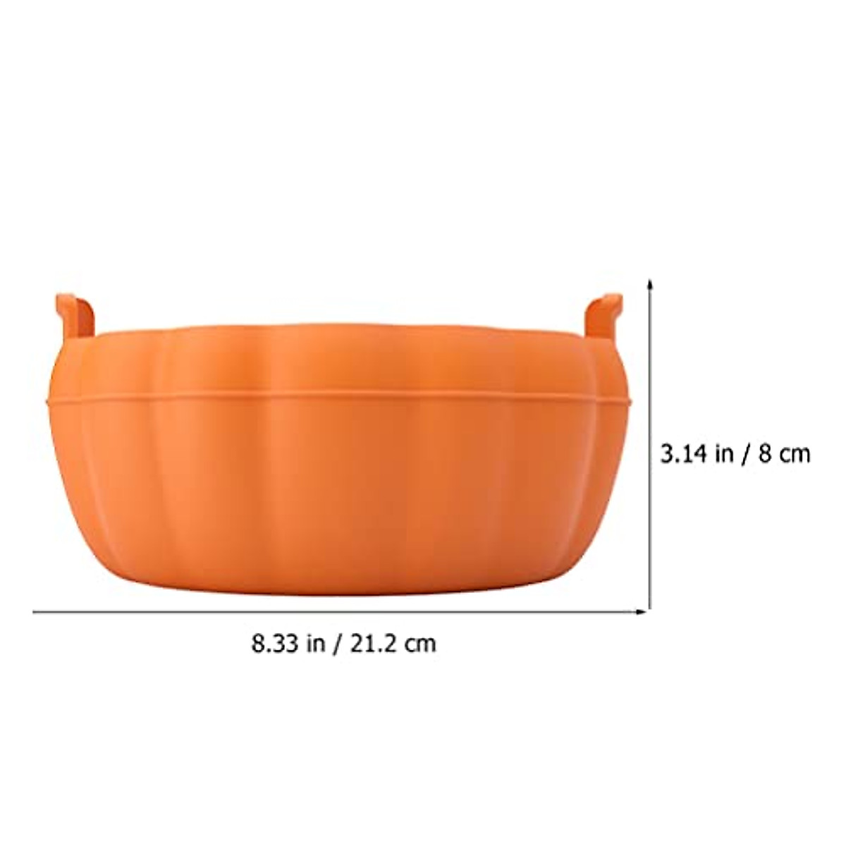 Hemoton Air Fryer Pad Home Supplies Household Items Air Fryer Liner Reusable Air Fryer Mat Microwave Steamer Round Baking Pan Microwave Liner Silicone Trivet Rack Lifter Air Fryer Supply