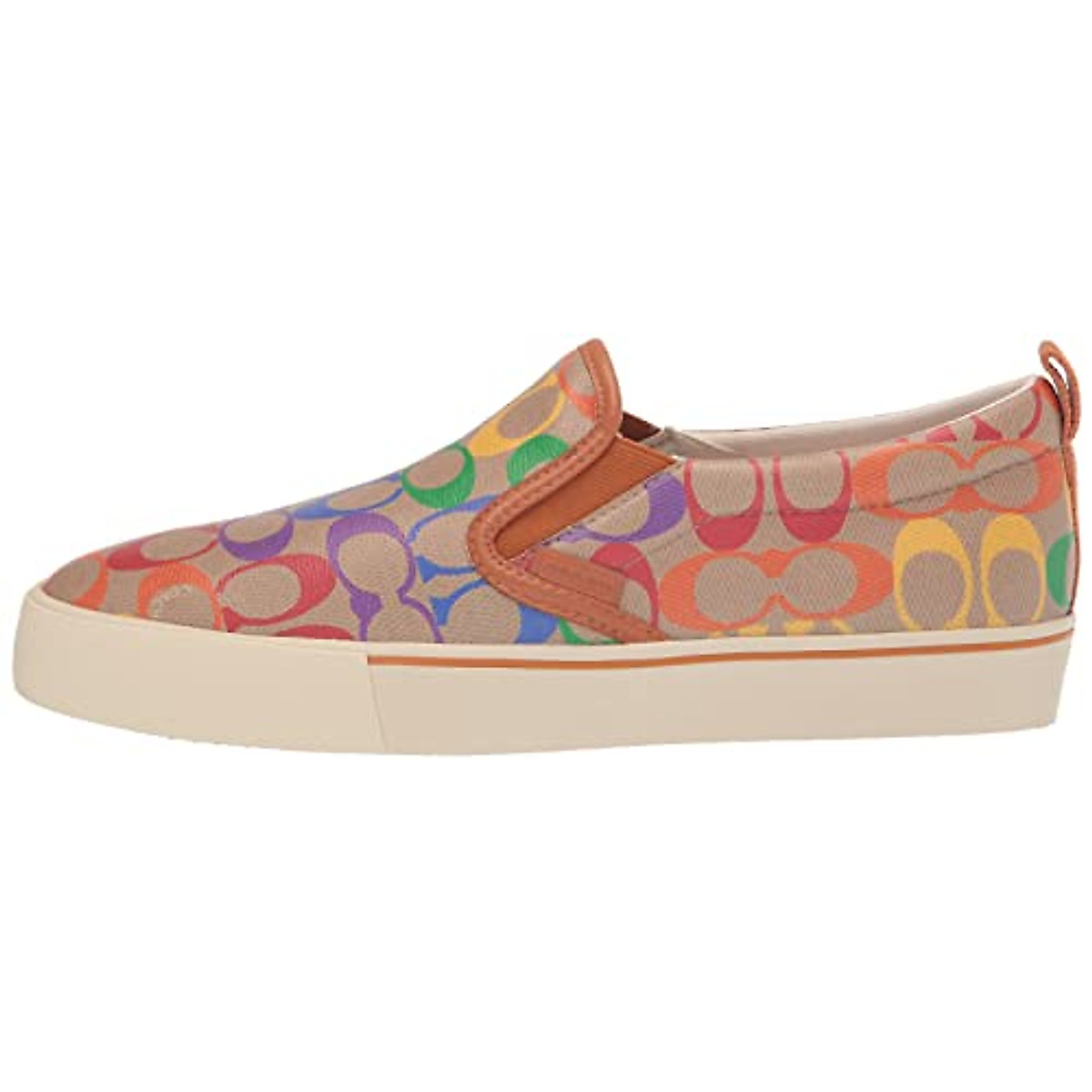 COACH Pride Slip-On Skate Rainbow Signature 10 D (M)