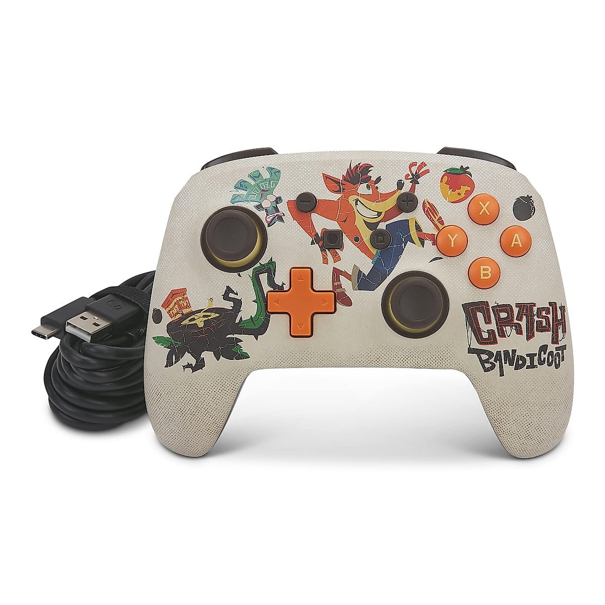 PowerA Enhanced Wired Controller for Nintendo Switch - Quantum Crash