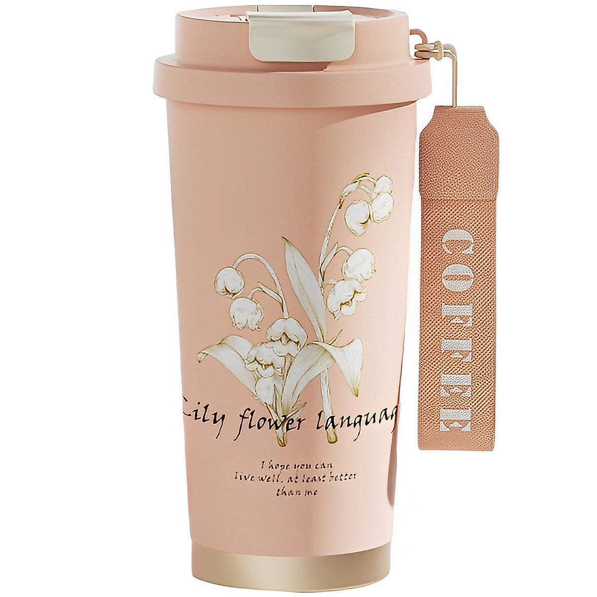 Simple Modern Travel Coffee Mug Tumbler with 360° Sealing | Ceramic-Lined Insulated Stainless Steel Cold Brew Iced Coffee Cup Thermos | Gifts for Women Men Her Him 17oz (Pink)