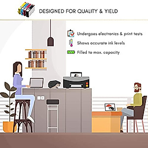 Limeink 4 Pack Remanufactured 564XL New Generation Ink Cartridges Set (1 Black 1 Cyan 1 Magenta 1 Yellow) for HP Photosmart 5510 5520 6510 6520 7510 7515 7520 7525 B8550 C5300 Printers