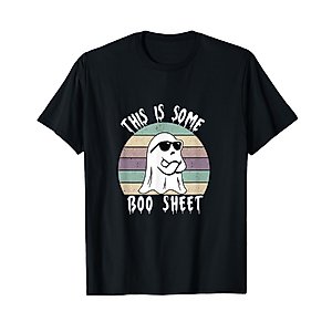 This Is Some Boo Sheet Halloween Ghost Funny Design T-Shirt