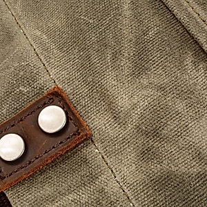 WUDON Waxed Canvas Travel Tote Bag - Extra Large Carryall Shoulder Bag for Women (Green)