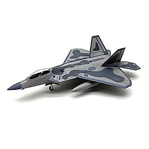 Classic Fighter Model 1:100 USA F-22 Raptor Fighter Attack Diecast Airplanes Military Display Model Aircraft for Collection
