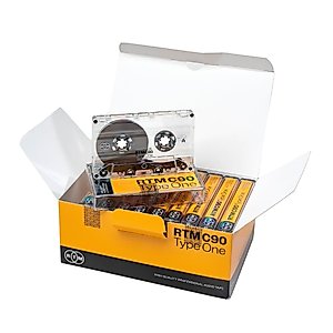 RTM C90 | Type 1 90 Minute Blank Music Cassettes | Ideal for Audio Recording | Studio Quality | Pack of 10 Cassettes