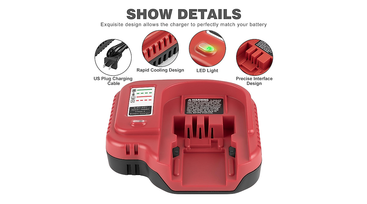 Fast Charger for Black & Decker Batteries - DONGPUCUN