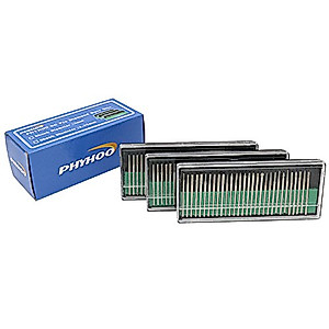 PHYHOO Diamond Burr Bits 2.35MM Diamond Drill Bit Glass Small Pipe Deburring Rotary Tool Accessories 90 Pieces