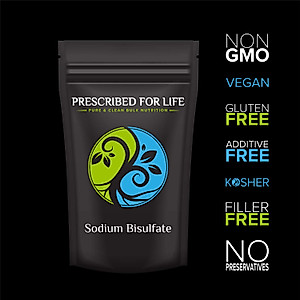Prescribed for Life Sodium Bisulfate Powder | Natural Household Cleaner | pH Reducer for Pool and Spa | Pool pH Decreaser for Soil and Water | Sodium Hydrogen Sulfate, 4 oz (113 g)