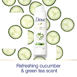 Dove Advanced Care Dry Spray Antiperspirant Deodorant For Women Cool Essentials 48 Hour Deodorant Protection 3.8 oz