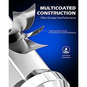 OMT M14x1.5 Spike Lug Nuts, 14mmx1.5 Wheel Lug Nuts Compatible with Chevy Silverado Express, Ram 2500 3500, Ford F250 F350, GMC Sierra Yukon Savana and More, Spike Lug Nut Set, Set of 32, Chrome