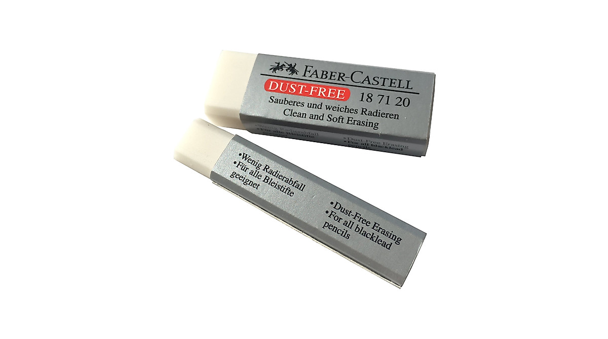 Faber-Castell Large Dust-Free Pencil Erasers Pack of 4