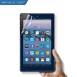 Fire HD 8 screen protector,Anti Blue Light Screen Protector for All-new Fire HD 8/HD 8 Plus/HD 8 Kids Tablet 8 Inch (10th Generation,2020 Release),High Definition/Scratch Resistant/Easy Installation