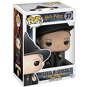 Funko Pop! Movies: Harry Potter - Professor Minerva McGonagall #37 Vinyl Figure (Bundled with Pop Box Protector Case)