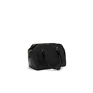 TUMI Voyageur Adrian Carryall - Weekender Bags for Women Travel - Premium Traveling Bags - Black Leather & Gold Hardware
