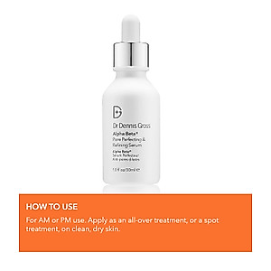 Dr. Dennis Gross Alpha Beta® Pore Perfecting & Refining Serum: for Enlarged, Clogged Pores with Excessive Oil, 1.0 fl oz