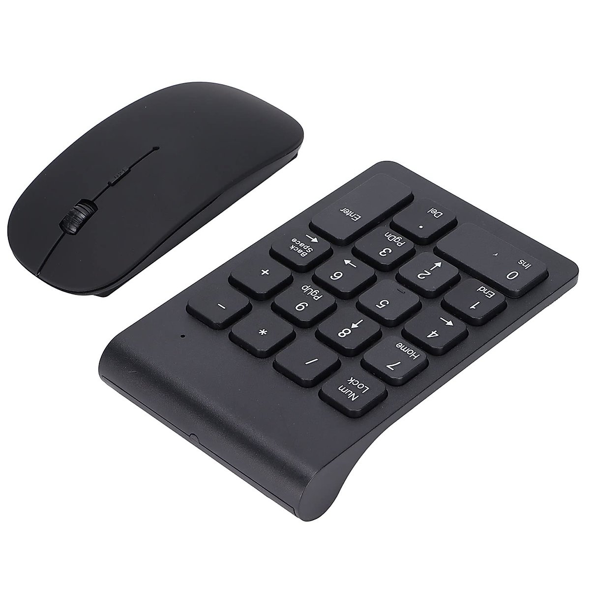 2.4GHz 1200 DPI 18 Key Number Pad Number Pad Mouse Combo Sensitive Remote Technology Plug and Play for Home Office