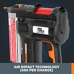 Worx WX840L 20V Power Share Cordless 18 Gauge Nail & Staple Gun