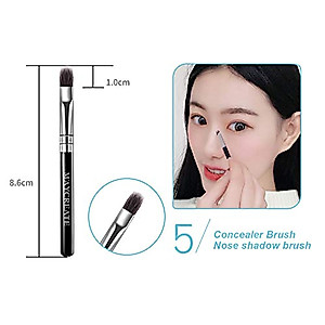 Beauty Rounds Cosmetic Sets Brush Eyeshadow Makeup Brush 10PCS Tools Eyebrow Foundation Beauty Tools Skin Care Stuff