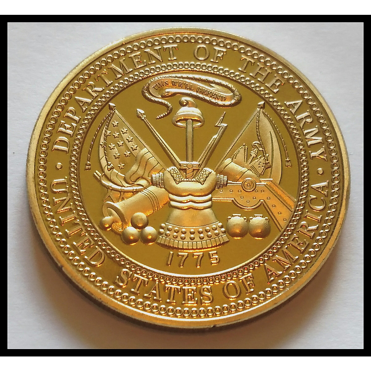 Army Air Assault Military Challenge Art Coin