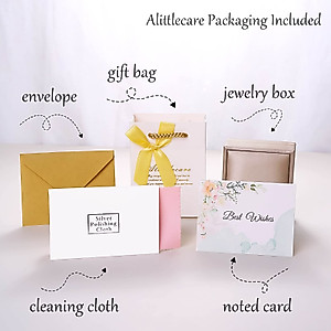 Alittlecare Niece Gifts from Auntie - Aunt Gifts from Niece - Aunt Niece Necklace for Birthday Christmas Graduation Wedding With Nice Message Card and Box