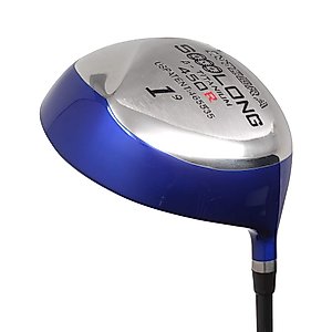XL Big & Tall Men's (+2" Longer Than Standard Length) Integra SoooLong 450cc Titanium 9° Driver Right Handed Premium Ultra Forgiving Regular Flex Graphite Shaft Tour Velvet Grip
