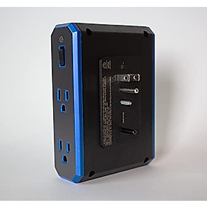 SAMSUNG QN85Q80BAFXZA 85" 4K Ultra HD Smart TV with an Austere 5S-PS4-US1 4-Outlet Power with Omniport USB (2022)