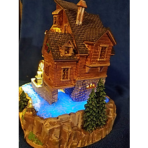 Lemax Village Collection Anderson Valley Mill With Adaptor # 15248