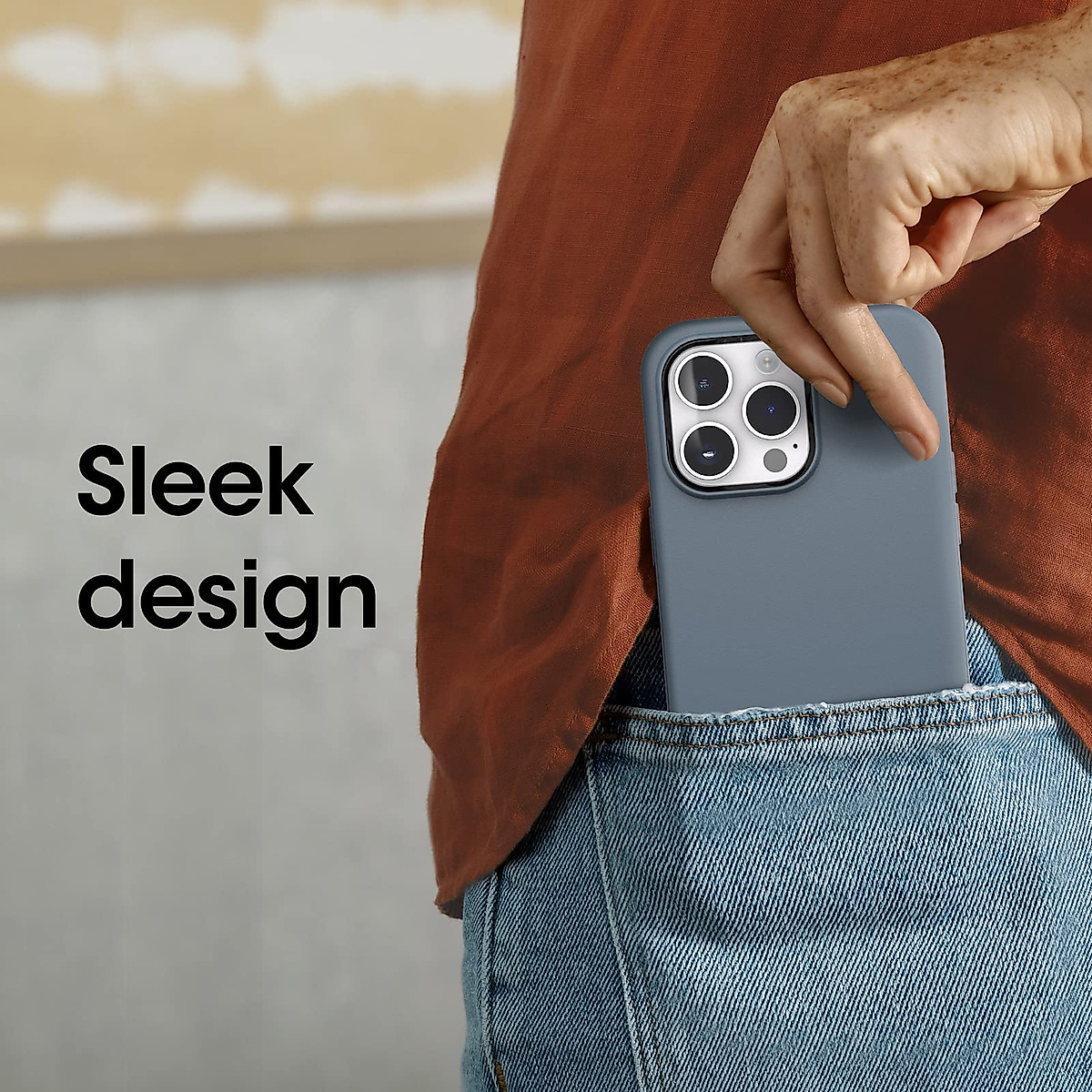 OtterBox iPhone 14 Pro Max (ONLY) Symmetry Series+ Case - Clear, Ultra-Sleek, Snaps to MagSafe, Raised Edges Protect Camera & Screen