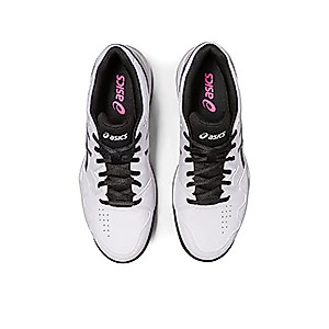 ASICS Men's Gel-Dedicate 7 Tennis Shoes, 12, White/HOT Pink