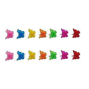 100 PCS Mini Butterfly Hair Clips for Girls and Women,(Colors in Random)