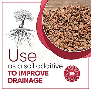 Tinyroots Clay Soil for Plants, 2.25 Quart Bag, Bonsai Tree Soil Additive, Turface Clay Holds Moisture, Provides Drainage and Aids in Root Development