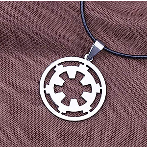 Nongkhai shop Classic Movie Star Wars Galactic Empire Sigh Pendant Necklace 1pcs